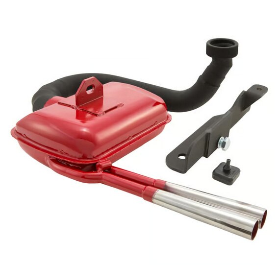 24158000 SIP Road Exhaust Sport Style Red Vespa 150 GS VS2-5T, 1956 ...