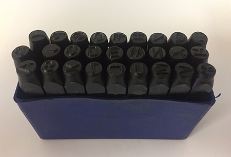 PUNCH-LETTERS Punch Set Letters ScooterMercato.com